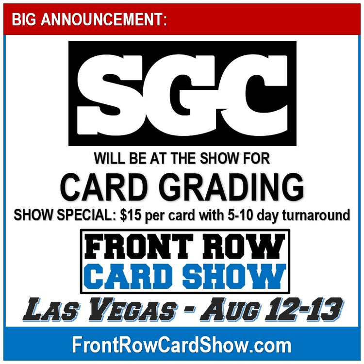 ANNOUNCEMENT: SGC GRADING TO BE AT AUGUST 2023 LAS VEGAS SHOW – Front ...