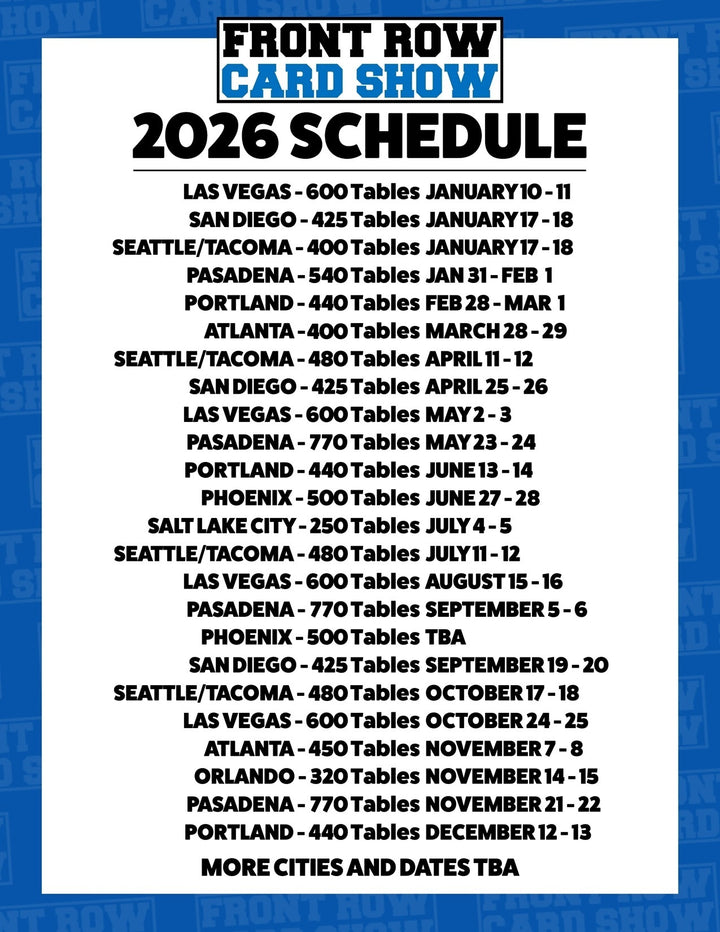 Atlanta | Nov 7-8 – Front Row Card Show